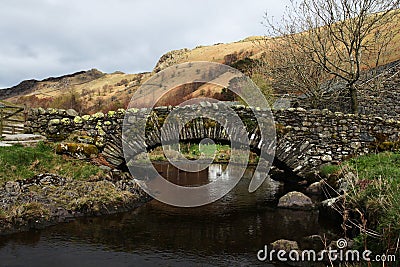 Stone Bridge In The English Lake District Royalty Free Stock ...