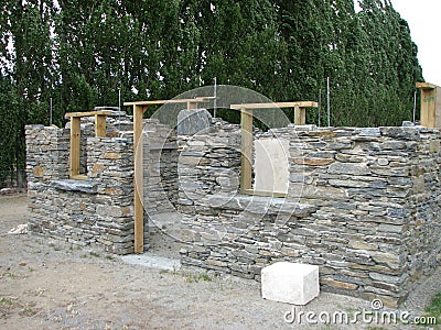 Stone Building Under Construction Stock Photos - Image: 8275823