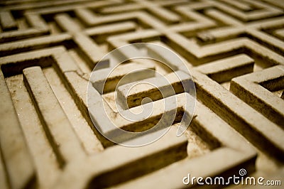Stone Labyrinth Stock Photography - Image: 10960082
