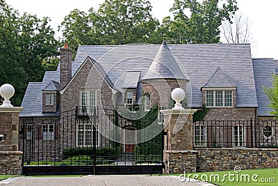 Stone Mansion Royalty Free Stock Photography - Image: 1006867