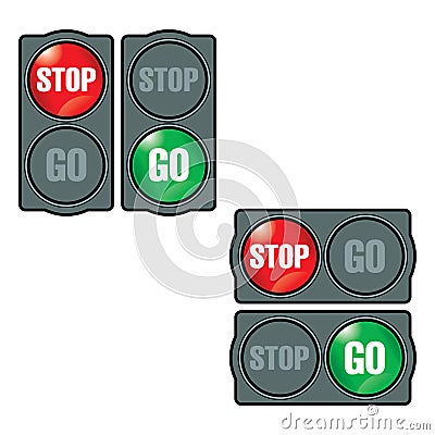 Stop And Go Stock Image - Image: 28137691