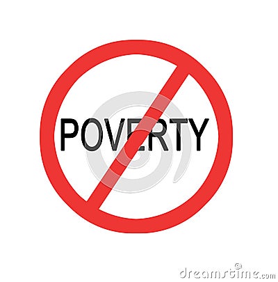 Stop Poverty Sign Stock Photography | CartoonDealer.com #83359838