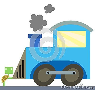 Stopping A Train Royalty-Free Stock Image | CartoonDealer.com #36325498