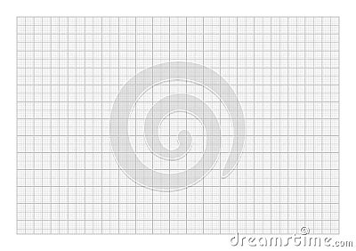 Millimeter Paper A5 Format Vector Illustration On White Background ...