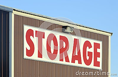Storage Sign Stock Images - Image: 15878014