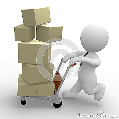 Storeman Royalty-Free Stock Photo | CartoonDealer.com #37947501