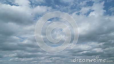 Storm Overcast Sky Cloud Scape. Dramatic Cloudy Rainy Sky. Timelapse ...