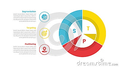 STP Marketing Analysis Infographics Template Diagram With Rectangle ...