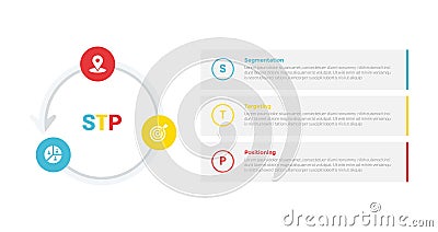 STP Marketing Analysis Infographics Template Diagram With Table And ...