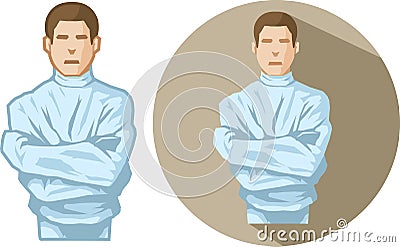 Straight Jacket Illustration Cartoon Vector | CartoonDealer.com #40846109