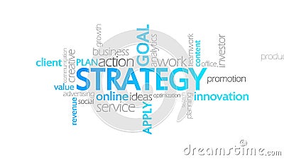 Strategy, Animated Typography Stock Video - Video of loop, journey ...