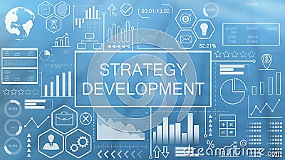 Strategy Development, Animated Typography Stock Video - Video of ...