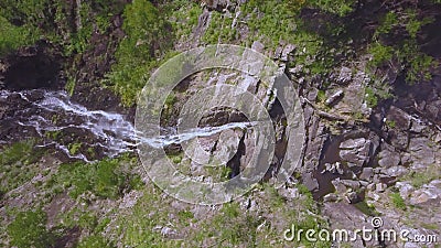 Strath Creek Falls - Waterfall Over Rocky Cliff Stock Footage - Video ...