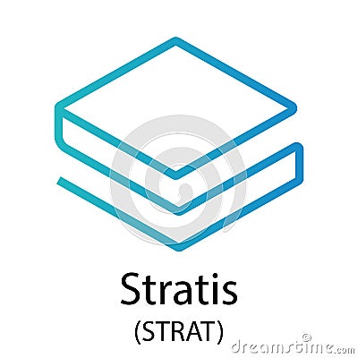 Stratis Cryptocurrency Symbol Vector Illustration | CartoonDealer.com ...
