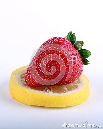 Strawberry And Lemon Stock Photos - Image: 14270033