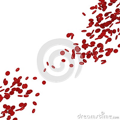 Stream Of Blood Cells Stock Image | CartoonDealer.com #37004917