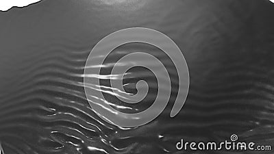 Stream of Grey Liquid Like Juice Falling on White Background - Screen ...