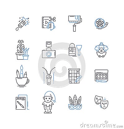 Streamlined Model Line Icons Collection. Efficiency, Simplification ...