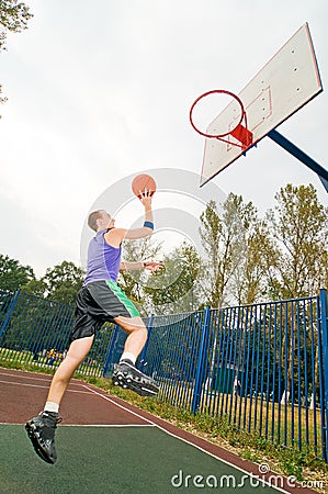 Street Basketball Player Royalty-Free Stock Photography | CartoonDealer ...