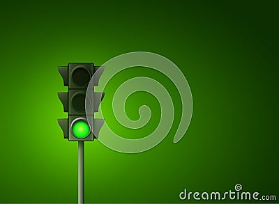 Street Traffic Light Icon Lamp. Traffic Light Direction Regulate Safety ...