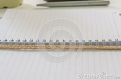 String Rope White Book Cover And Pen Stock Image | CartoonDealer.com ...