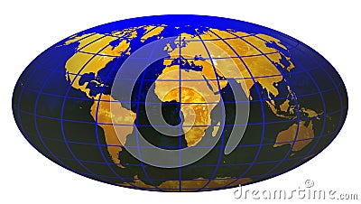 Stripe World Globe 3.jpg Stock Photography - Image: 5473682