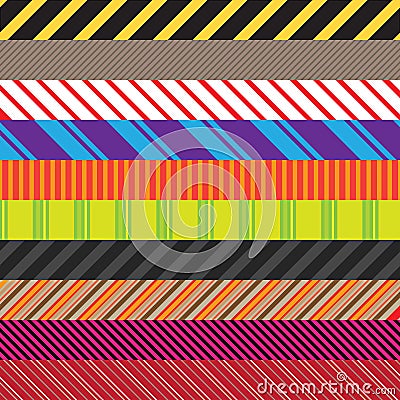 Stripes Variety Pack Vector Illustration | CartoonDealer.com #11123944