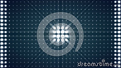 Strobe Lights Flashing Background Vj Loop Blue Lights Board Wall of ...