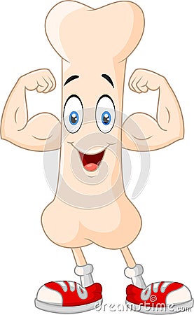 Strong Bone Cartoon Character Stock Vector - Image: 45853831