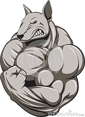 Strong Dog Stock Vector - Image: 50773691