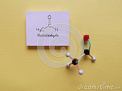Structural Chemical Formula And Molecular Structure Model Of ...