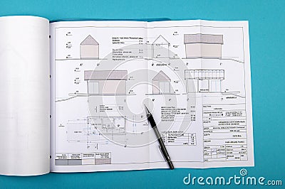 Structural Details Drawing. Construction Project Documentation ...