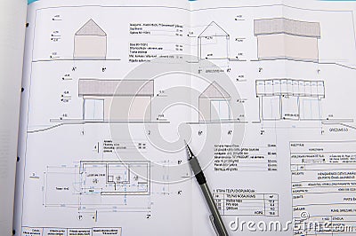 Structural Details Drawing. Construction Project Documentation ...