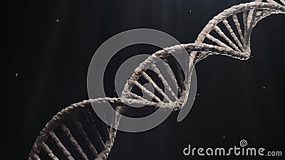 Structure Molecules DNK Rotate Loop Stock Footage - Video of ...