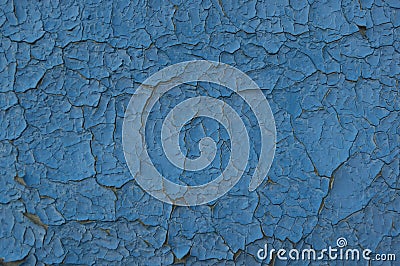 Structure A Surface Of Blue Colour With Paint Cracks 2 Stock Photo ...