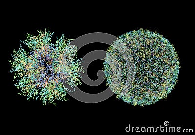 Structure Of Virus Stock Image - Image: 4683841