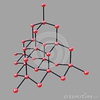 Struktur Des Diamanten Stock Abbildung - Bild: 55335364