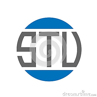 STU Letter Logo Design On White Background. STU Creative Initials ...