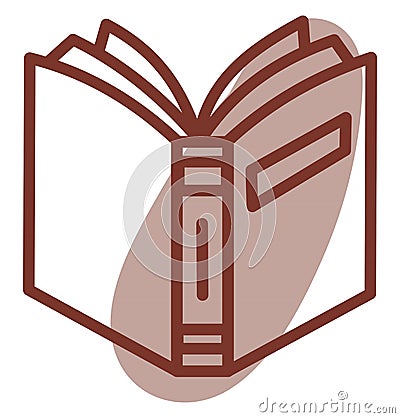 Student Book, Icon Vector Illustration | CartoonDealer.com #258922468