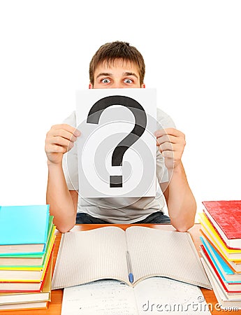 Student With Question Mark Royalty-Free Stock Photography ...