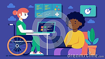A Student With A Wheelchair Being Given The Opportunity To Code And ...