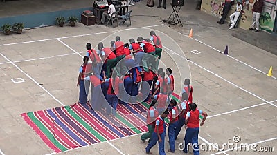 Students Performance at School Ground Stock Video - Video of attractive ...