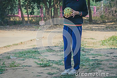 Students Play Sepak Takraw At Noon Royalty-Free Stock Photography ...