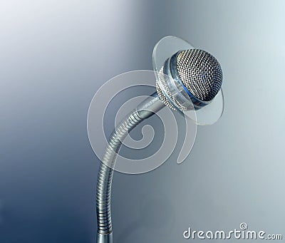 Studio Talkback Microphone Stock Photo - Image: 28300