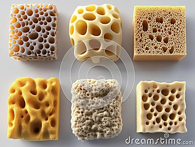 A Study In Porosity, Exploring The Diverse Textures Of Sponges Stock ...