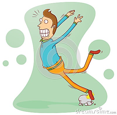 Stumbling Stock Vector - Image: 40102787