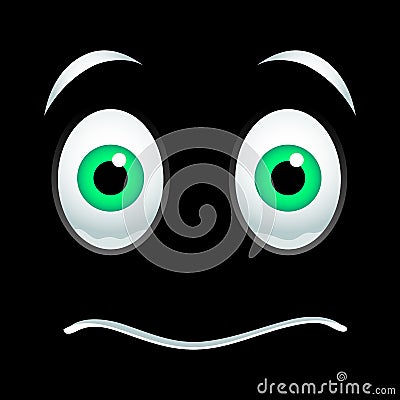 Stunned Emoticon Sign Vector Illustration | CartoonDealer.com #79805974