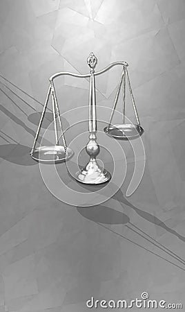 Stylized Scales Of Justice Royalty-Free Stock Photography ...