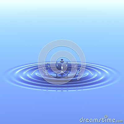 Stylized Water Splash Stock Photos - Image: 27840683