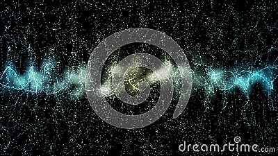 Subatomic World in a Futuristic Animation Stock Footage - Video of ...